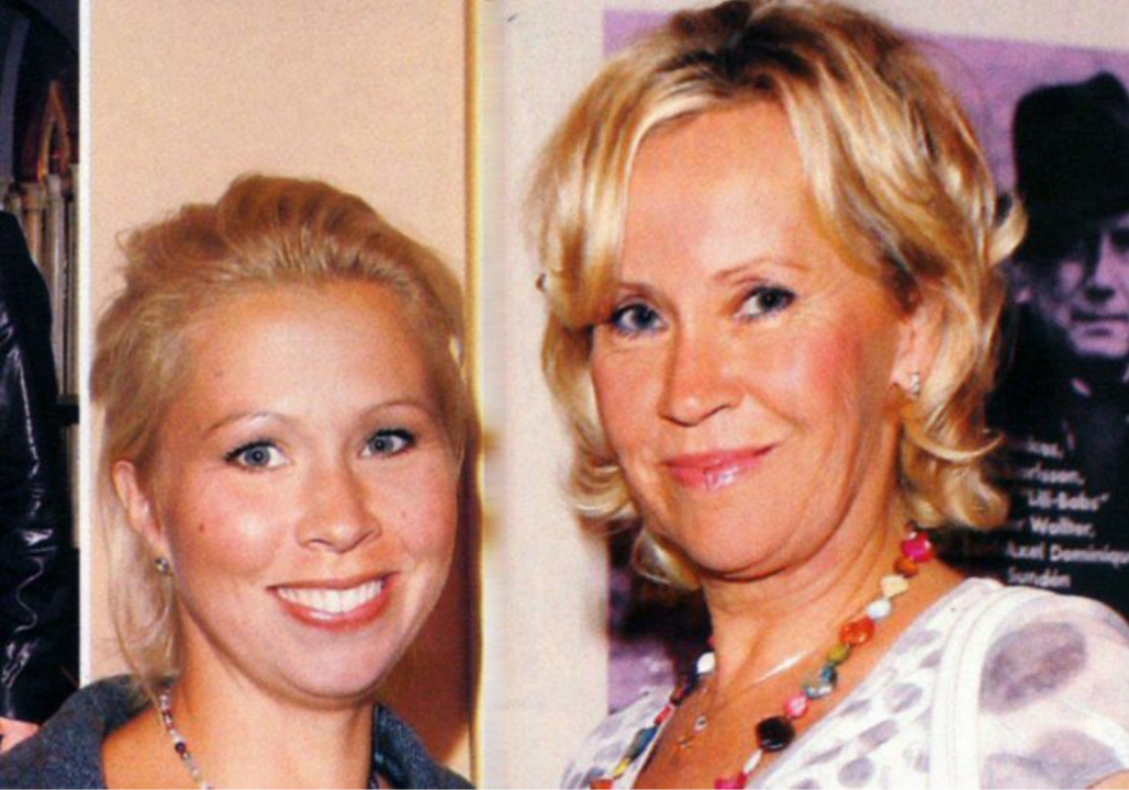 Agnetha Fältskog with Her Daughter, Linda Elin Ulvaeus — A Glimpse Into ...