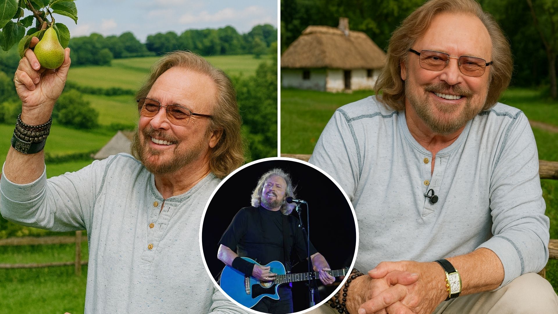 At 78, Barry Gibb slipped quietly back into the Australian countryside ...